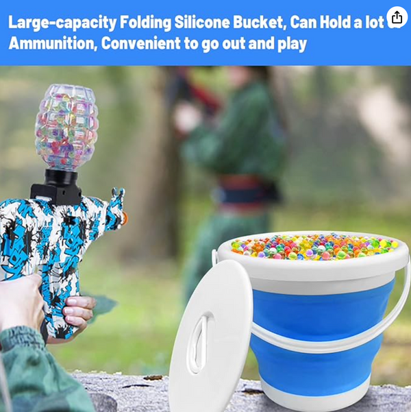 Collapsible Gel Ball Bucket - Tactical Gel Blasters