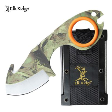 Elk Ridge Skinner Knife with Gut Hook - Tactical Gel Blasters