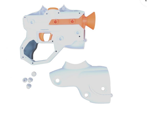 CosmoX Aquanaut Sci-Fi Gel Blaster Pistol – White - Tactical Gel Blasters