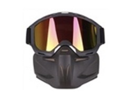 FULL FACE MASK-DETACHABLE GOGLES - Tactical Gel Blasters